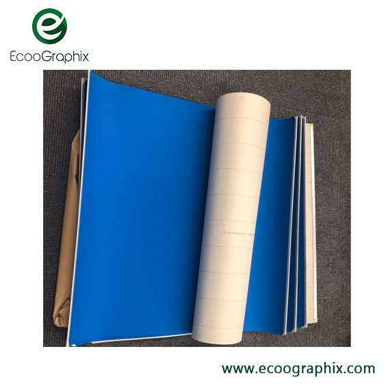 Full Mold Compressible Printing Rubber Blanket 3 Ply Blue Color