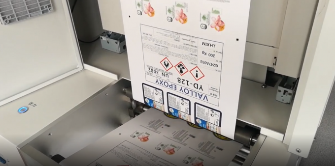 CMYK 320mm Digital Label LED Laser Printing Machine