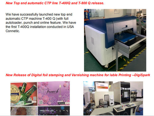 Quality CTP Plate Machine & CTP Printing Plates factory from China
