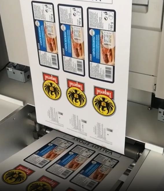 LL320 4 Colors 30Ft Per Min Label Printing Machine 1200x2400dpi