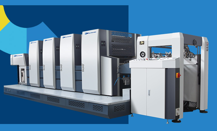 4 Up Format Multi-Color Sheet-Fed Offset Printing Press With Speed 12000sph