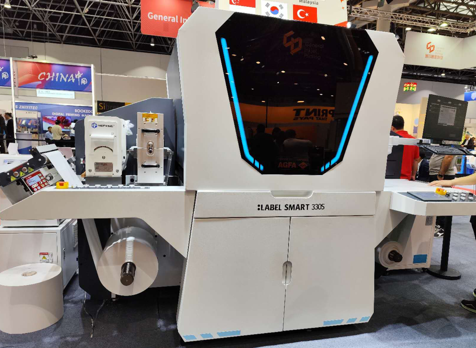 Automatic Roll To Roll Full-Color Digital Label UV Inkjet Printer