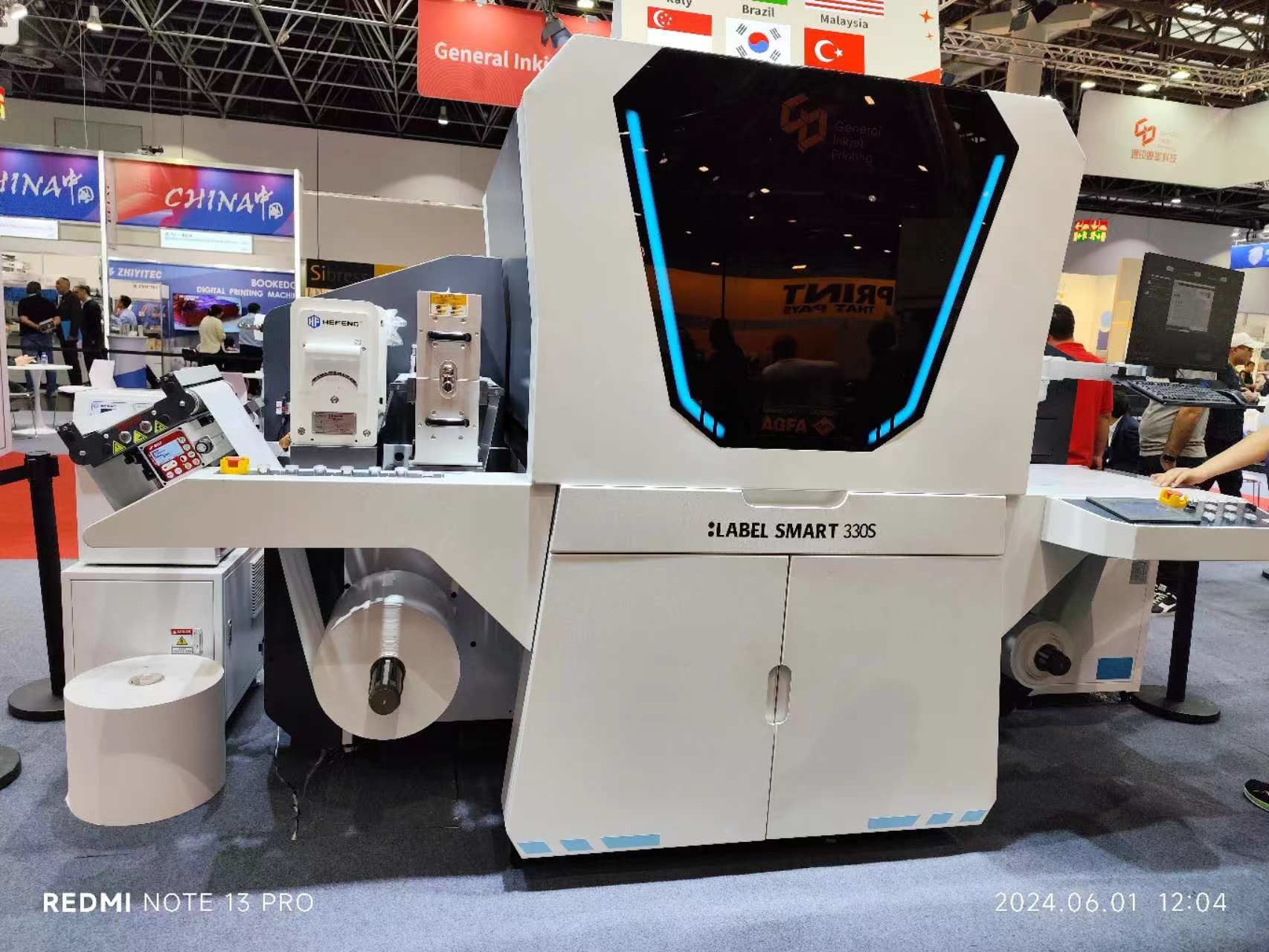 6 Colors Digital Label Machine Uv Inkjet Label Printer