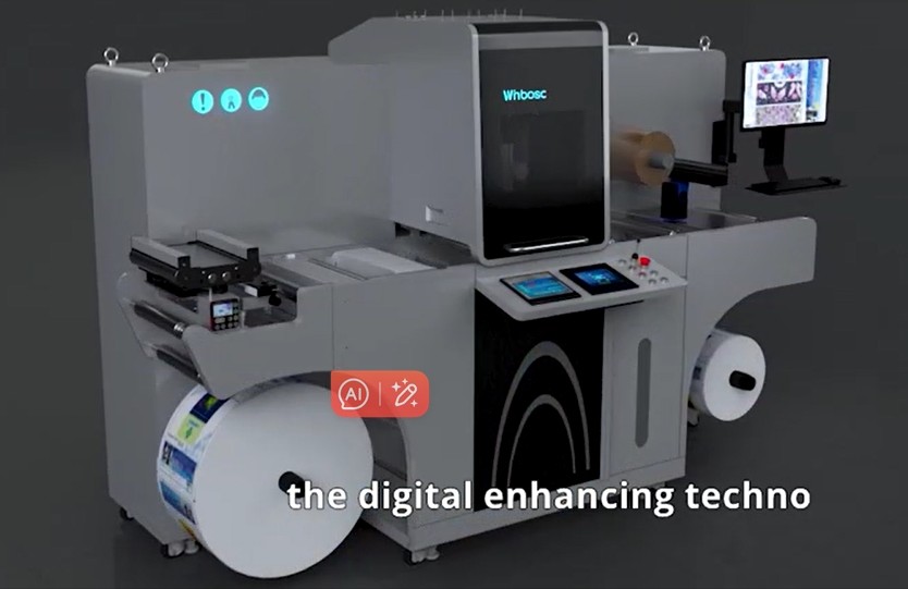 Ecoospark UV Piezo Inkjet Label Roll Embellishment Machine Perfect ...