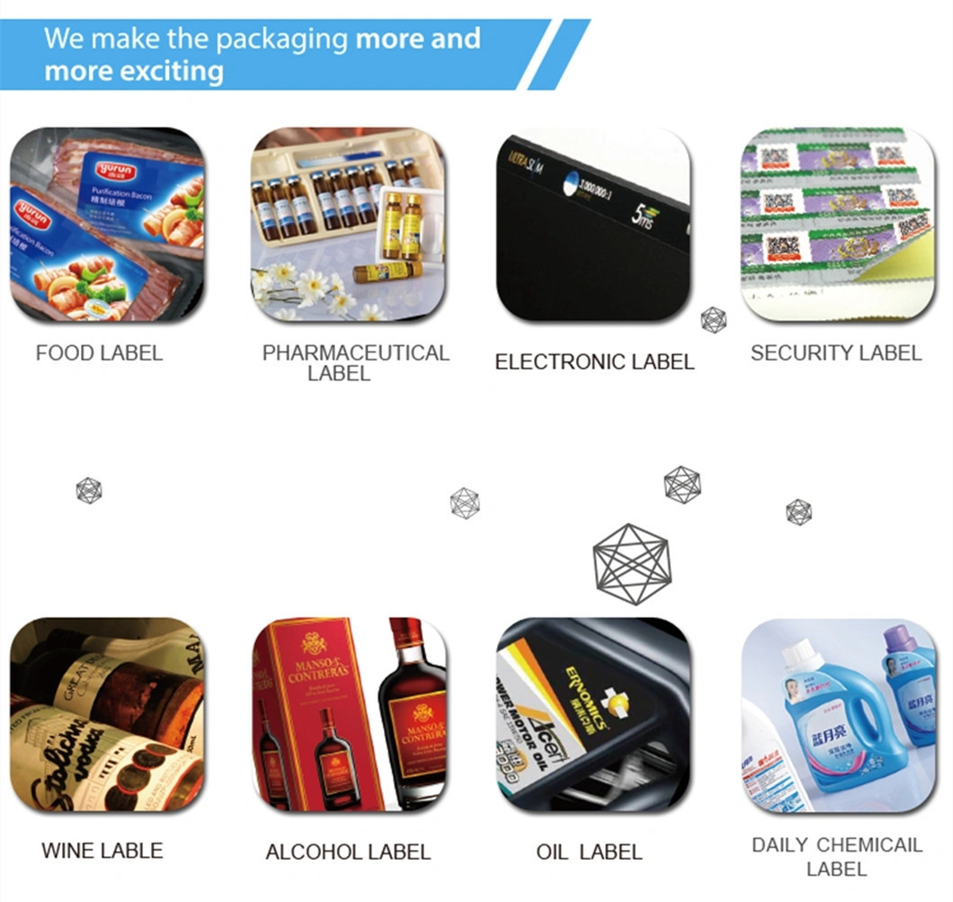 2 Colors 60m/Min CNC Flexo Label Sticker Film Printing Machine