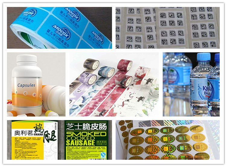 6 Colors Digital Label Printing Machine 75m/Min Uv Inkjet Label Printer